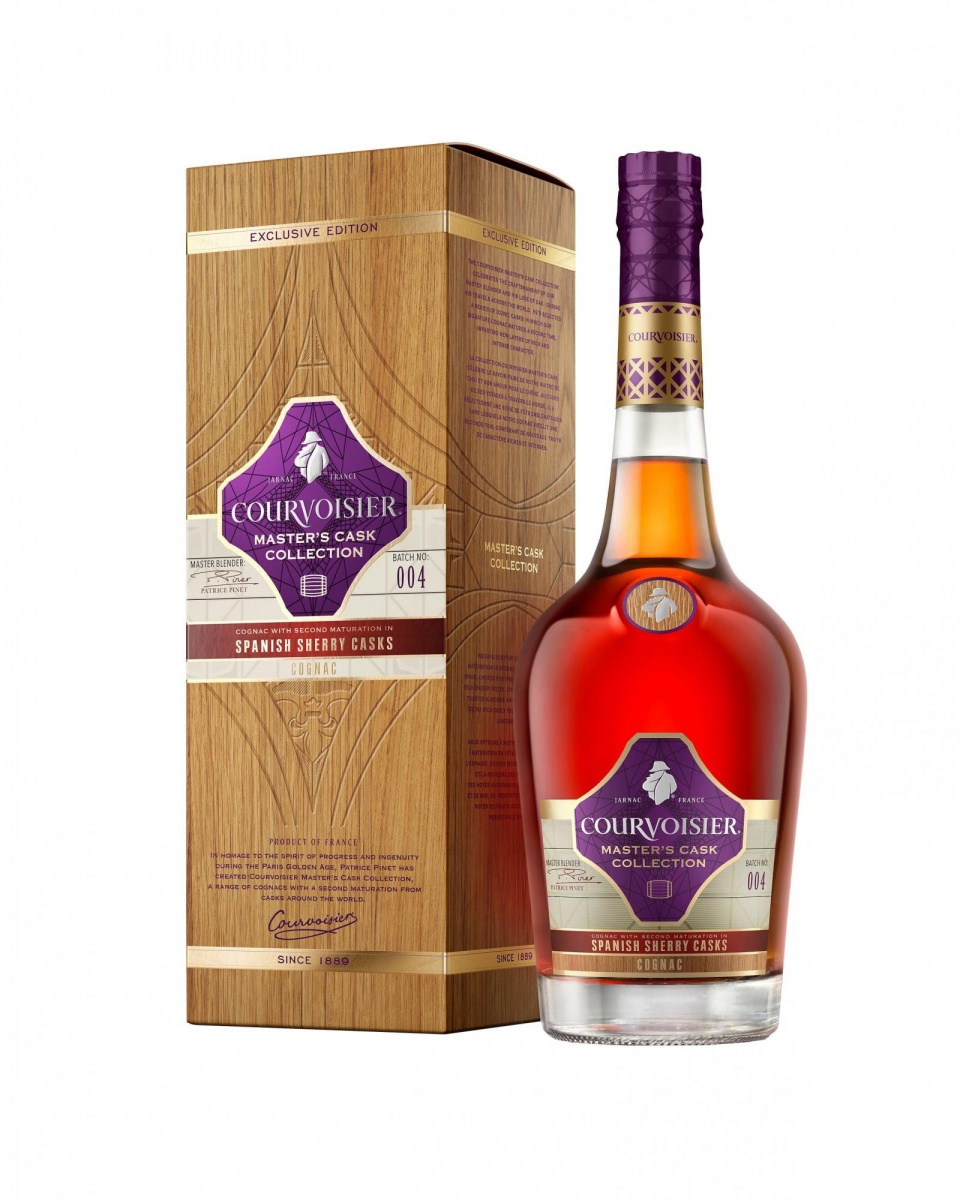 Courvoisier VSOP, п.у. + 1 бокал – коньяк янтарный Курвуазье ВСОП в ...