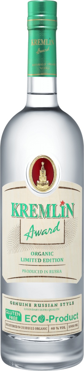 KREMLIN AWARD Organic Limited Edition – водка Кремлин Эворд Органик ...