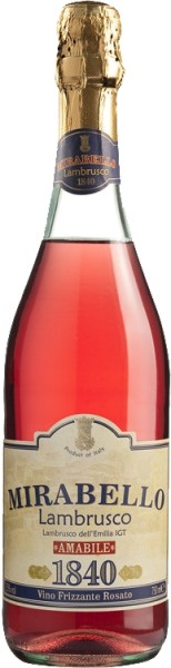 Mirabello Lambrusco Rosato – игристое вино розовое полусладкое ...